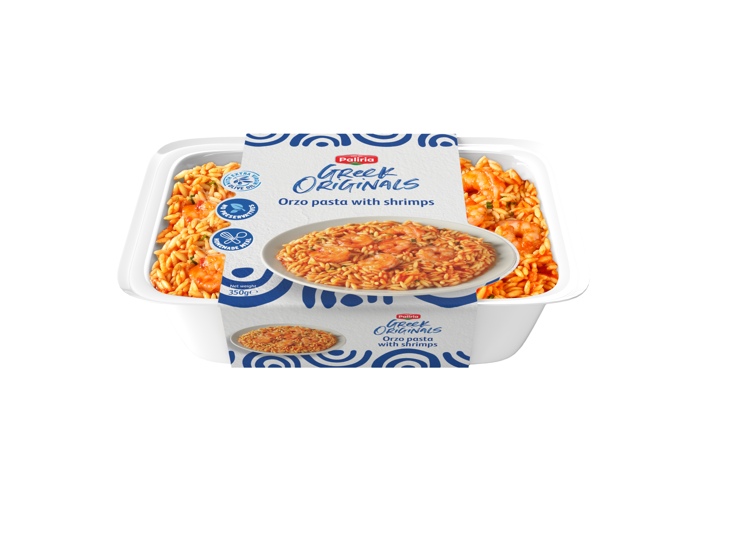 Greek Originals Orzo pasta with shrimps - Greek Originals